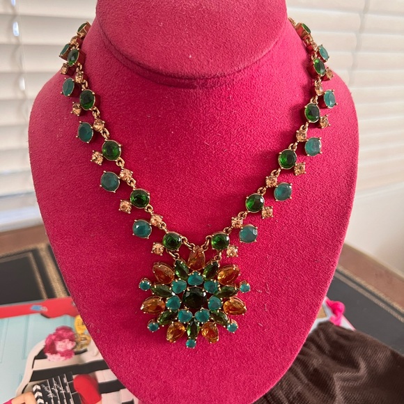 kate spade | Jewelry | Kate Spade Beautiful Green And Aqua Statement ...